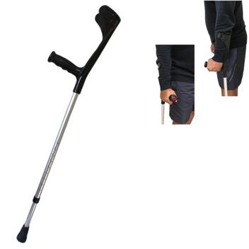 Bengala Muleta Regulável Altura Braço Apoio Ortopédico Preta 1 und ...