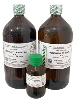 Benzoato benzila 1 litro + 1 litro Álcool Benzílico + 100ml Guaiacol ...