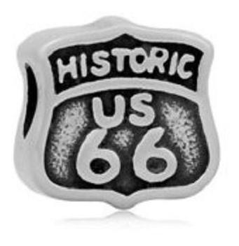 Berloque Rota 66 Em Aço Inox Antialérgico Cirurgico - Berloque ...