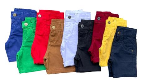 Bermuda Color Infantil Menino - Rugido Kids - Bermuda Infantil ...