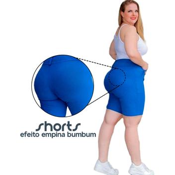Bermuda Coton Jean Plus Size Empina Bumbum Premium Blogueira - Wild ...