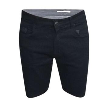Bermuda Max Denim Reta Premium Masculino - Preto - Bermuda Masculina ...