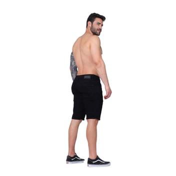 Bermuda Miller Original Masculina Premium Preta Desfiada - MILLER JEANS ...