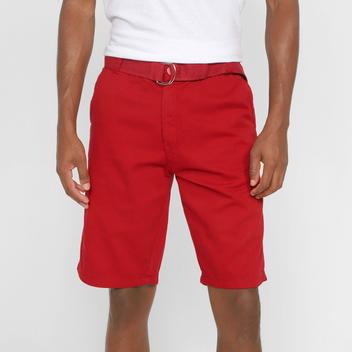 Bermuda Sarja Terminal Com Cinto Masculina - Bermuda Masculina ...