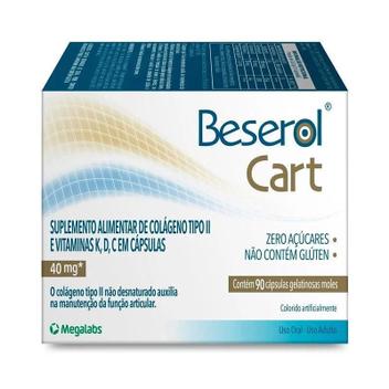 Beserol Cart 40Mg 90 Cápsulas Gel Moles - Megalabs - Colágeno ...