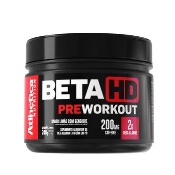 Beta HD Pre Workout 240gr Atlhetica Nutrition - Pré Treino - Magazine Luiza
