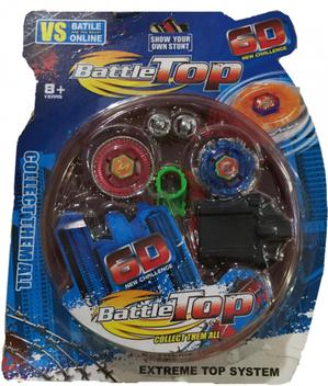 Beyblade Battle Top Luz Led 6D com 2 Lançadores e Arena (Azul-verde ...