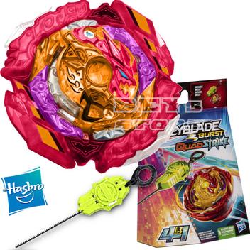 Beyblade Bolt Spryzen Lançador Hasbro QuadStrike - Conjunto Pião de ...