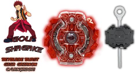 Beyblade Burst Giga Gaianon + Lançador Beyblade Burst Promo - Tornado ...
