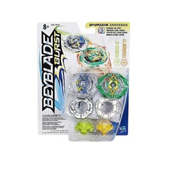 Beyblade Burst - Kerbeus K2, Yegdrion Y2 - Hasbro - Pião de Batalha e ...