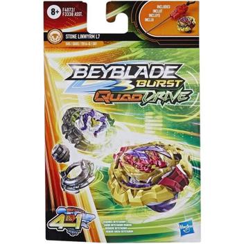 Beyblade Burst - Pião Quad Drive Starter Stone Linwyrm F4072 - Hasbro ...