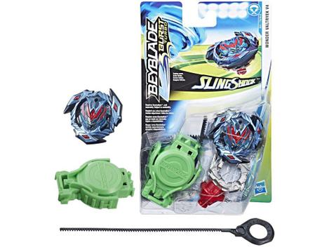 Beyblade Hasbro Slingshock Burst com Lançador - 2 Peças - Pião de ...