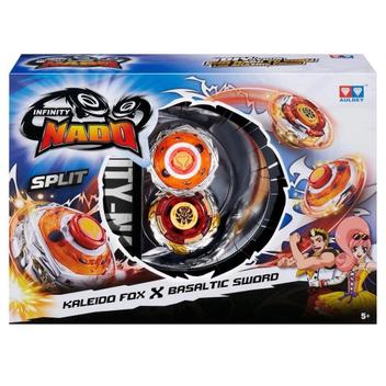 Beyblade Infinity Nado Kaleido Fox E Basaltic Sword Candide - Conjunto ...