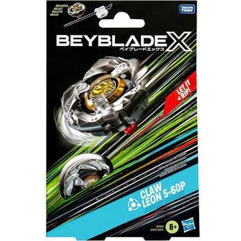 Beyblade X Piao e Lançador CLAW Leon Balance Hasbro G0193 - Pião de ...