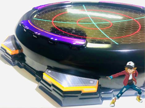 BeyStadium Arena para Batalha Beyblade Turbo - Kit Lopez - Conjunto ...