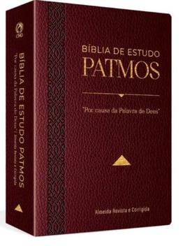 Bíblia de Estudo Patmos ARC Luxo Vinho - Editora CPAD - Livros de ...