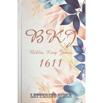 Bíblia King James 1611 Lettering Bible Flores - BV - Livros de ...
