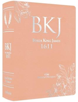 Biblia King James Fiel 1611 - Letra Ultra Gigante - Rose Luxo - BV ...
