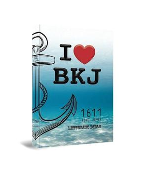 Bíblia Slim - King James 1611 - Lettering Bible - Capa Dura - I Love ...