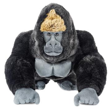 Bicho de pelúcia Silverback Gorilla TCHTLK Preto 40cm - Pelúcia ...