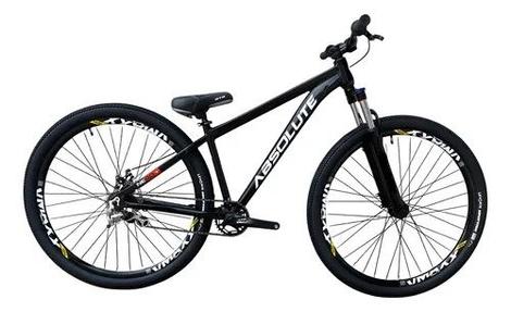 Bicicleta aro 26 Absolute Nero 5 Preto Single Freio Hidráulico ...