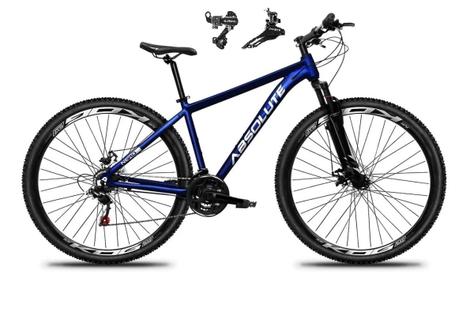 Bicicleta Aro 29 Absolute Nero 5 Alumínio 21v Câmbios Shimano Freio A ...