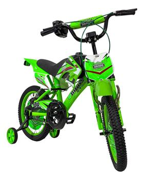 Bicicleta Cross Infantil Unitoys Moto Cross Aro 16 - Verde - Uniart ...