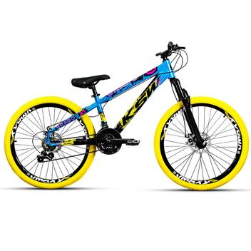 Bicicleta Grau Ksw Aro 26 Freeride 21v Shimano Pc - Bicicleta ...