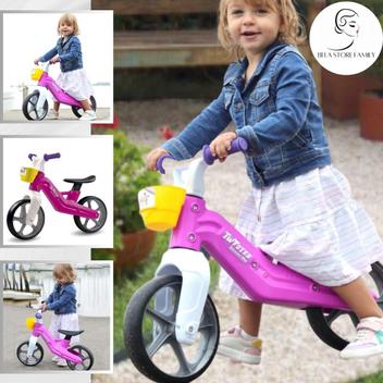 Bicicleta Infantil sem Pedal Rosa Equilibrio Coordenação Bebê - MARAL ...