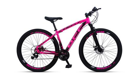 Bicicleta mountain bike aro 29 off firefly 24 marchas rosa tam.21 ...