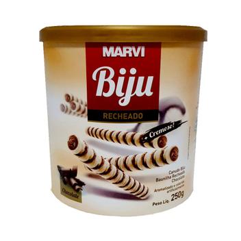 Biju Recheado Baunilha e Chocolate 250g - Marvi - Alimentos - Magazine ...