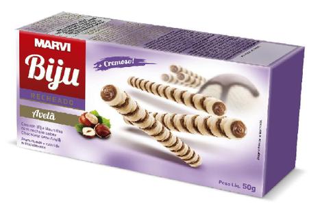 Biju recheado chocolate com avela 50 g marvi - Confeitaria - Magazine Luiza