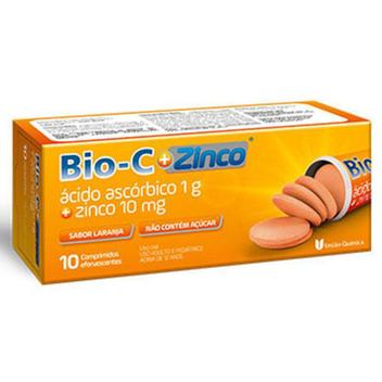 Bio C Zinco 1000 + 10Mg 30 Comprimidos Eferv. - Uniao Quimica ...