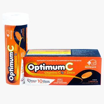 Bio C+ Zinco Optimum Vitta 1g+ 10mg com 10 comprimidos Efervescentes ...