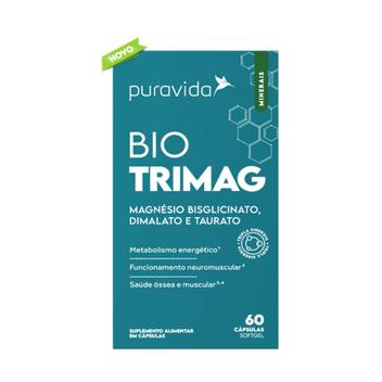 Bio Trimag 60 Caps - PuraVida - Pura Vida - Cloreto de Magnésio ...