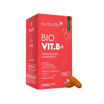 Bio Vit B+ - Puravida 30 cápsulas - Cálcio - Magazine Luiza