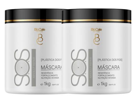 Biocale - Kit 2 Máscara De Hidratação Intensiva Sos 1kg - Biocale ...
