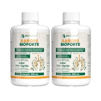 Biocêutica Xarope Bioforte Suplemento Alimentar de Vitaminas Com 300ml ...