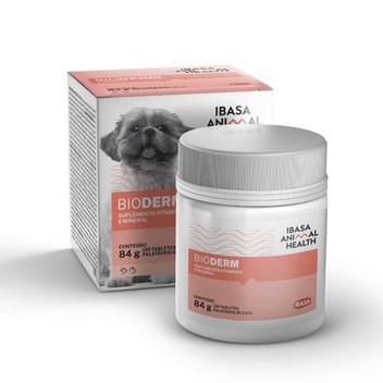 Bioderm suplemento oral 84g 30 tabletes ibasa animal health - Vitaminas ...