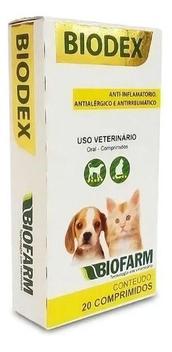 Biodex Anti-inflamatório 20 Comprimidos - Biofarm - Anti Inflamátório ...