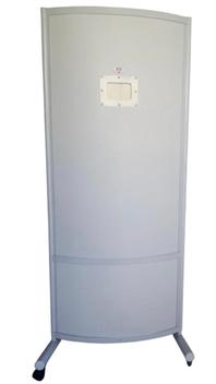 Biombo médico plumbifero- curvo ou reto com ou sem visor - x-Odonto ...