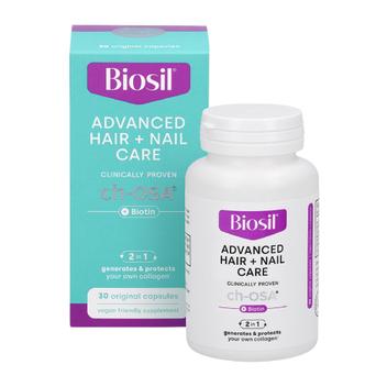 Biosil Advanced Hair + Nail Care - Suplemento com 30 Cápsulas ...