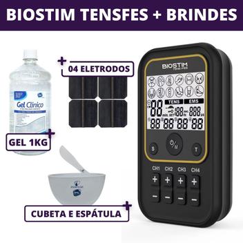 Biostim Tens/Fes Bioset - Eletroestimulador Portátil 4 Canais ...