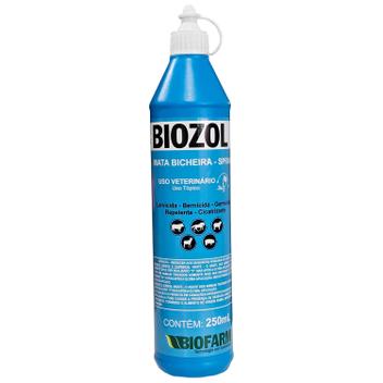 Biozol cicatrizante Mata Bicheira Biofarm 250ml - Farmácia Pet ...