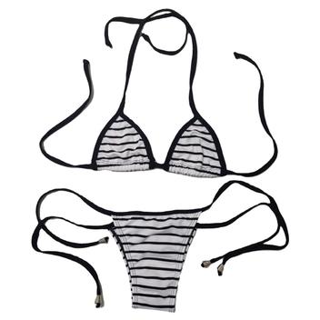 Biquíni Juvenil Cortininha Listrado sem bojo - Pequeno Céu - Conjunto ...