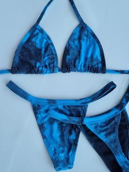 Biquini Top Cotininha Marquinha Fita Tie Dye Joá - Use Aquamare - Conjunto de Biquíni - Magazine ...