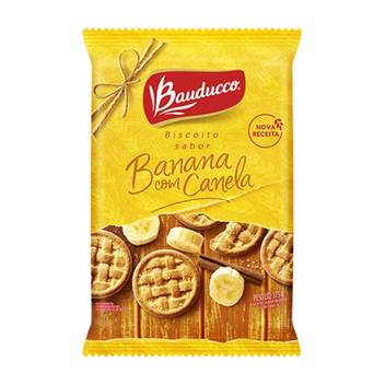 Biscoito Bolacha Pacote 375G Bauducco Banana Com Canela - Biscoito ...