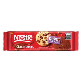 Biscoito ChocoCookies Nestlé Cobertura Chocolate 120g - Wafer ...