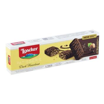 Biscoito Loacker Gran Patisserie Dark Hazelnut 100g - Biscoito ...