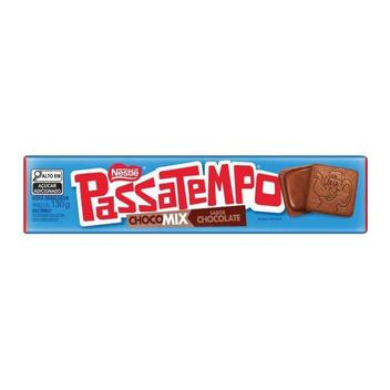 Biscoito Passatempo Recheado Chocomix Chocolate 130g - Embalagem com 70 ...